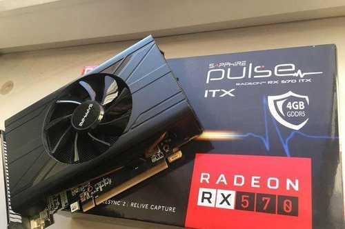 Видеокарта Sapphire pulse ITX RX 570 4gb