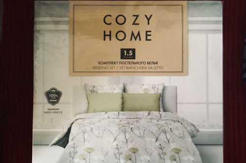 Белье постельное Cozy Home новое 1,5, перкаль хлоп