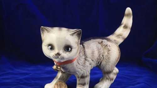 Фарфоровая статуэтка котенок Goebel