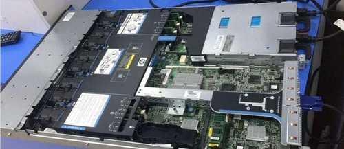 1U Сервер HP dl360 g6 X5670x2, 56gb, 4x600 sas