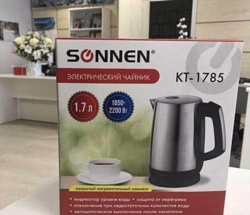 Чайник электрический новый Sonnen KT-1785