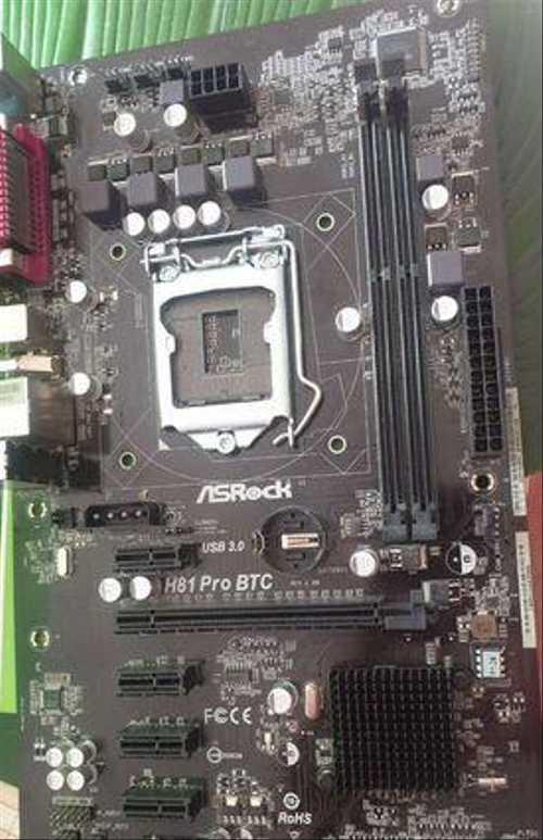 Материнская плата Asrock H81Pro BTC