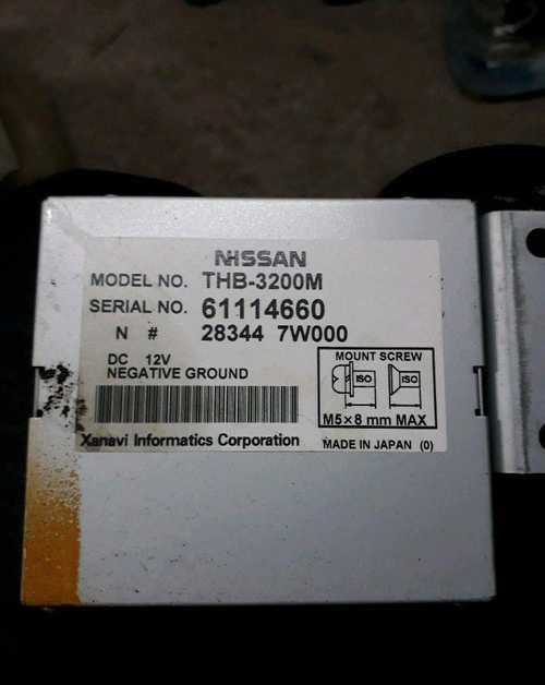 Блок управления навигацией Nissan 283447W000