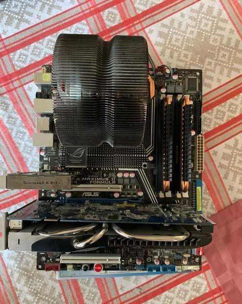 Intel core 2 quad + Gefore 9600gt+asusmaximus 2