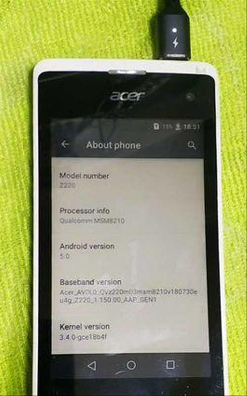 Смартфон Acer Liquid Z220