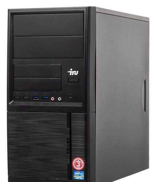Компьютер новый IRU, Core i3 7100/8Gb/SSD 240