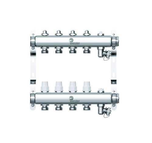Коллекторы в сборе Wester (для теплого пола)