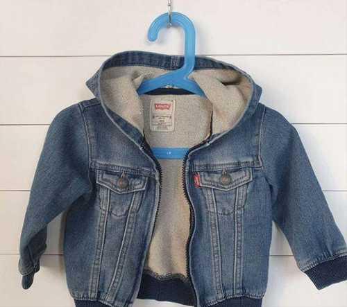 Джинсовая куртка детская levis р. 80-86