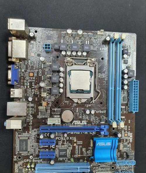 MB Asus P8H61-M LE + CPU Xeon E3-1245v2 3.4Ghz