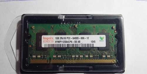 Оперативка Hynix DDR2 800 SO-dimm 1Gb