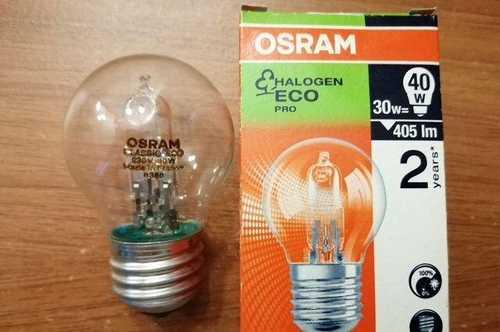 Osram Галогенная лампа 30W Е27 2700К прозрачная