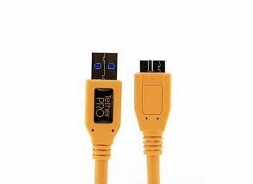 Tether Tools кабель USB 3.0 to Micro-B 4.6m Orange