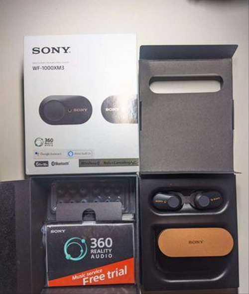 Беспроводные наушники TWS Sony WF-1000XM3