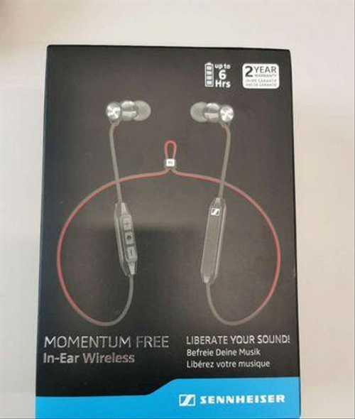 Беспроводные наушники sennheiser momentum free m2