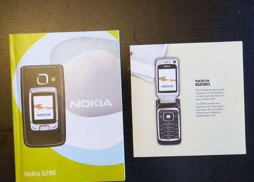 Инструкция и диск от телефона Nokia 6290