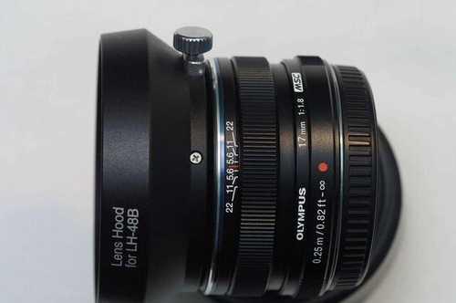 Olympus 17/1.8 Black
