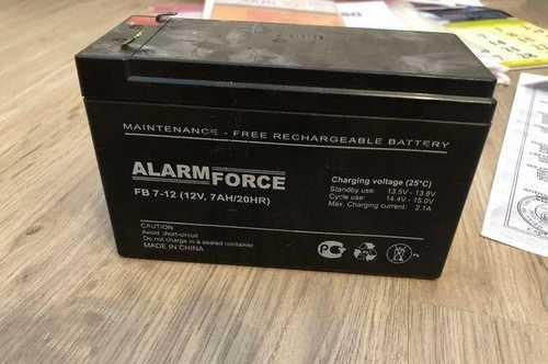 Аккумулятор alarm force, FB7-12