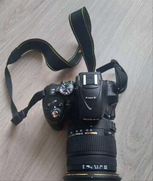 Фотоаппарат Nikon d5300 +объектив Sigma17-50mm 2.8