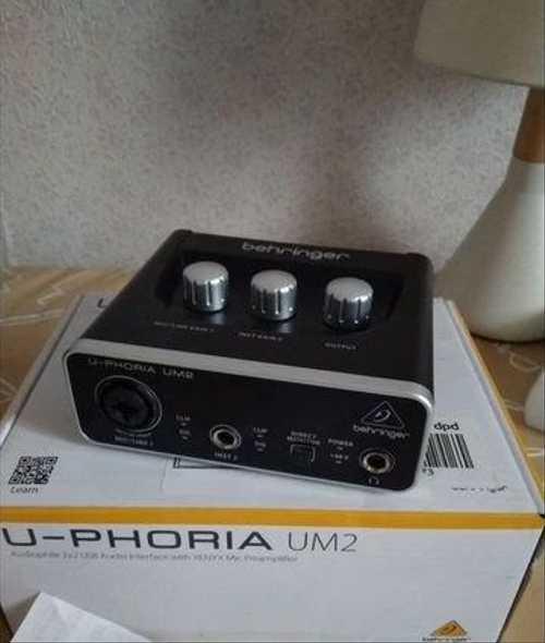 Внешняя звуковая карта behringer u phoria um2 обзор