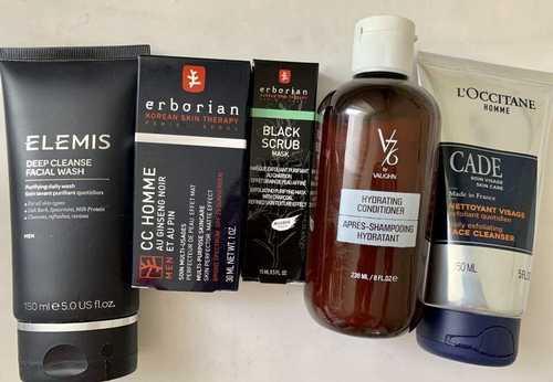 Мужская косметика Elemis, Erborian, Loccitane, V76