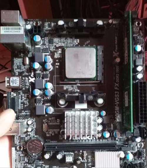 Asrock 960gm vgs3 fx нет изображения