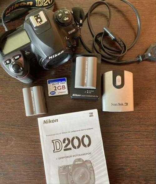 Nikon d200 body пробег 4.300 кадров