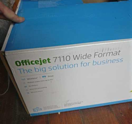 Принтер струйный HP OfficeJet 7110 Wide Format