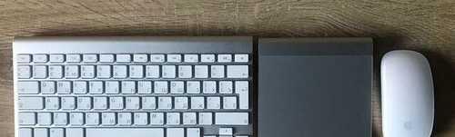 Клавиатура + трекпад + мышь Apple