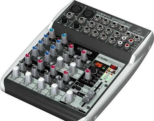 Аналоговый микшер Behringer Q1002USB, 10 каналов
