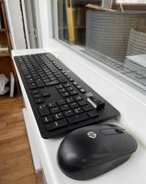 Беспроводная мышь и клавиатура HP на запчасти