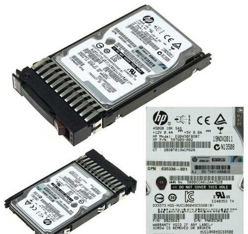 Жесткий диск HP 450Gb 581310-001 SAS