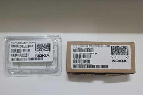 Модуль nokia 3HE11904AA SFP gige Base-T RJ4