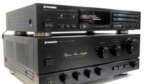 Комплект Аппаратуры Pioneer А-676/F-550RDS, 1992г