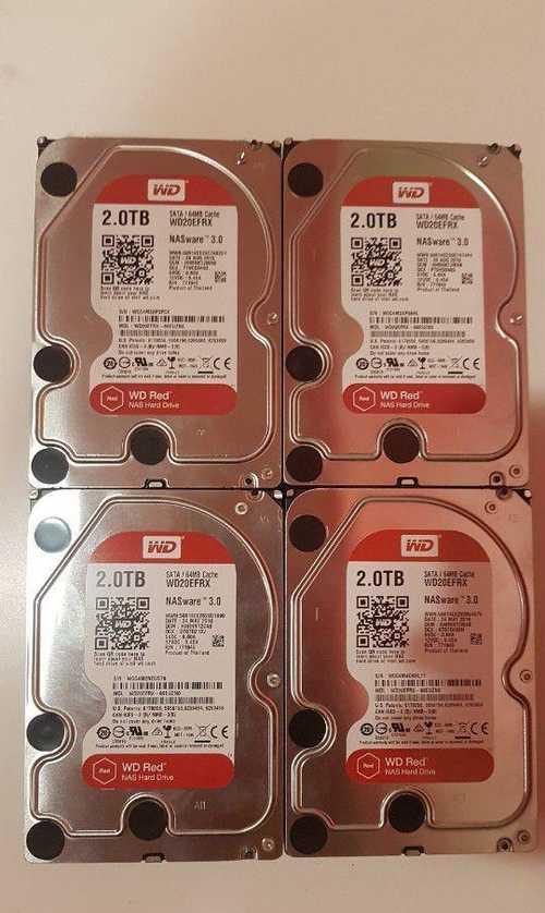 WD RED 2TB 2шт
