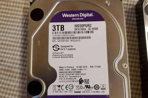 Wd purple 3 тб. 3 ТБ жесткий диск WD Purple. WD Purple wd30purz. Wd30purz 3тб.