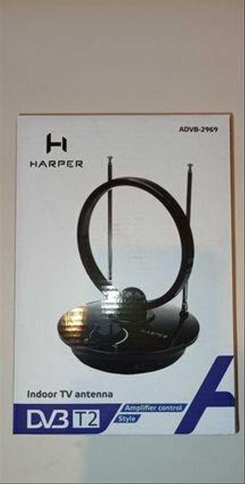 Антенна harper для тв комнатная