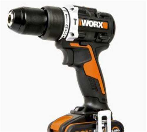 Дрель-шуруповерт ударная аккумулятор worx WX352.1