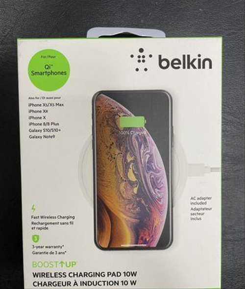 Беспроводное зарядное устройство Belkin Boost Up