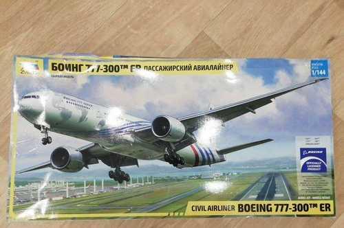 Сборная модель Боинг 777 1/144 + допы