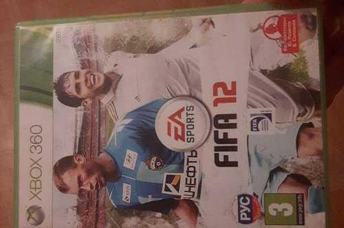 Диск на xbox 360 fifa12
