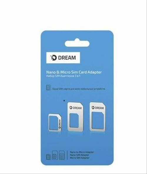 Набор SIM-карт Адаптеров 3 в 1,Dream