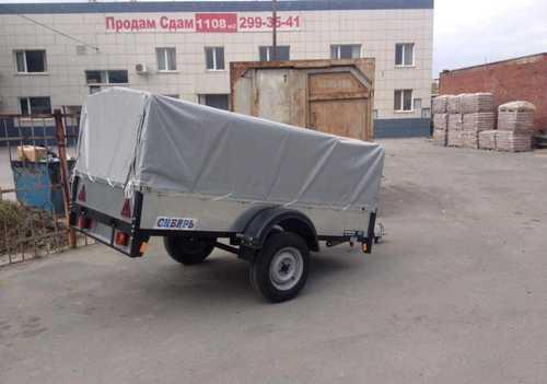 Прицеп Б-2.5 с тентом универсал кузов 255х130