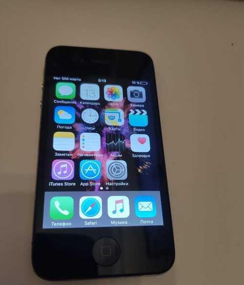 iPhone 4S Black 16 в прекрасном рабочем состоянии
