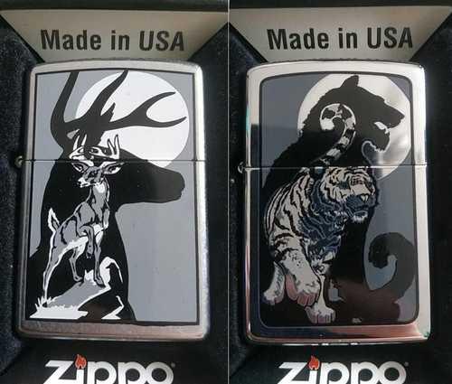 Зажигалки Zippo - серия Shadow