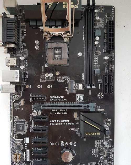 Материнска плата Gigabyte GA-H110-D3A (6 PCIe)