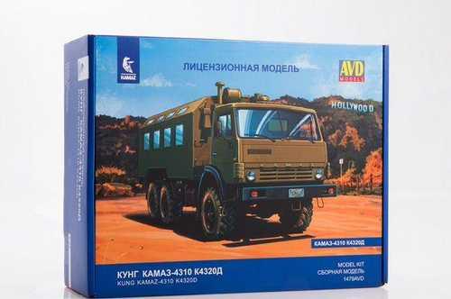 Сборная модель камаз-4310 (К4320Д) 1:43