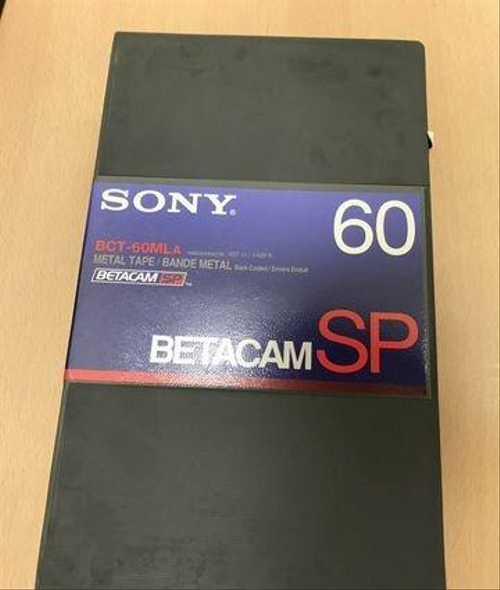 Видеокассета Sony Betacam SP BCT-60MLa