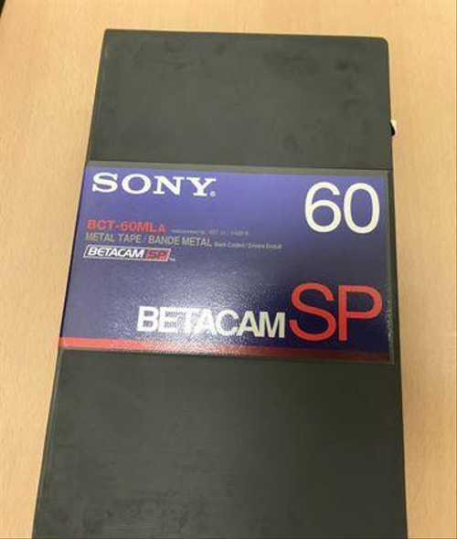 Видеокассета Sony Betacam SP BCT-60MLa