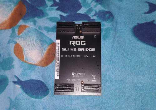 Мостик для видеокарт asus rog sli hb bridge