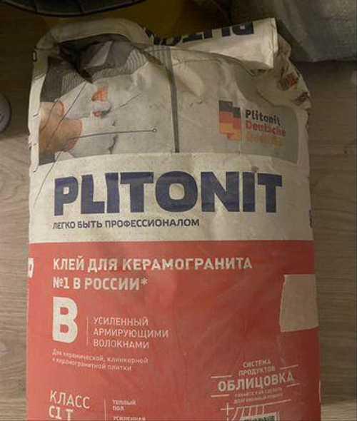 Плиточный клей Plitonit